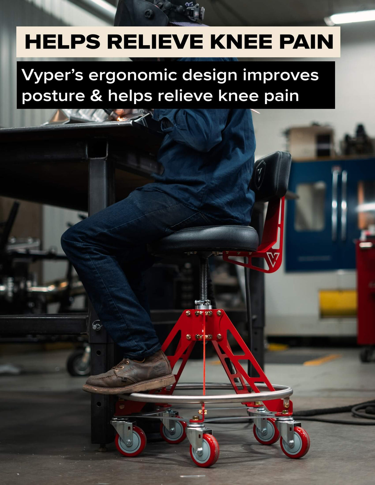 Elevated Steel Max | Vyper Chairs – Vyper Industrial