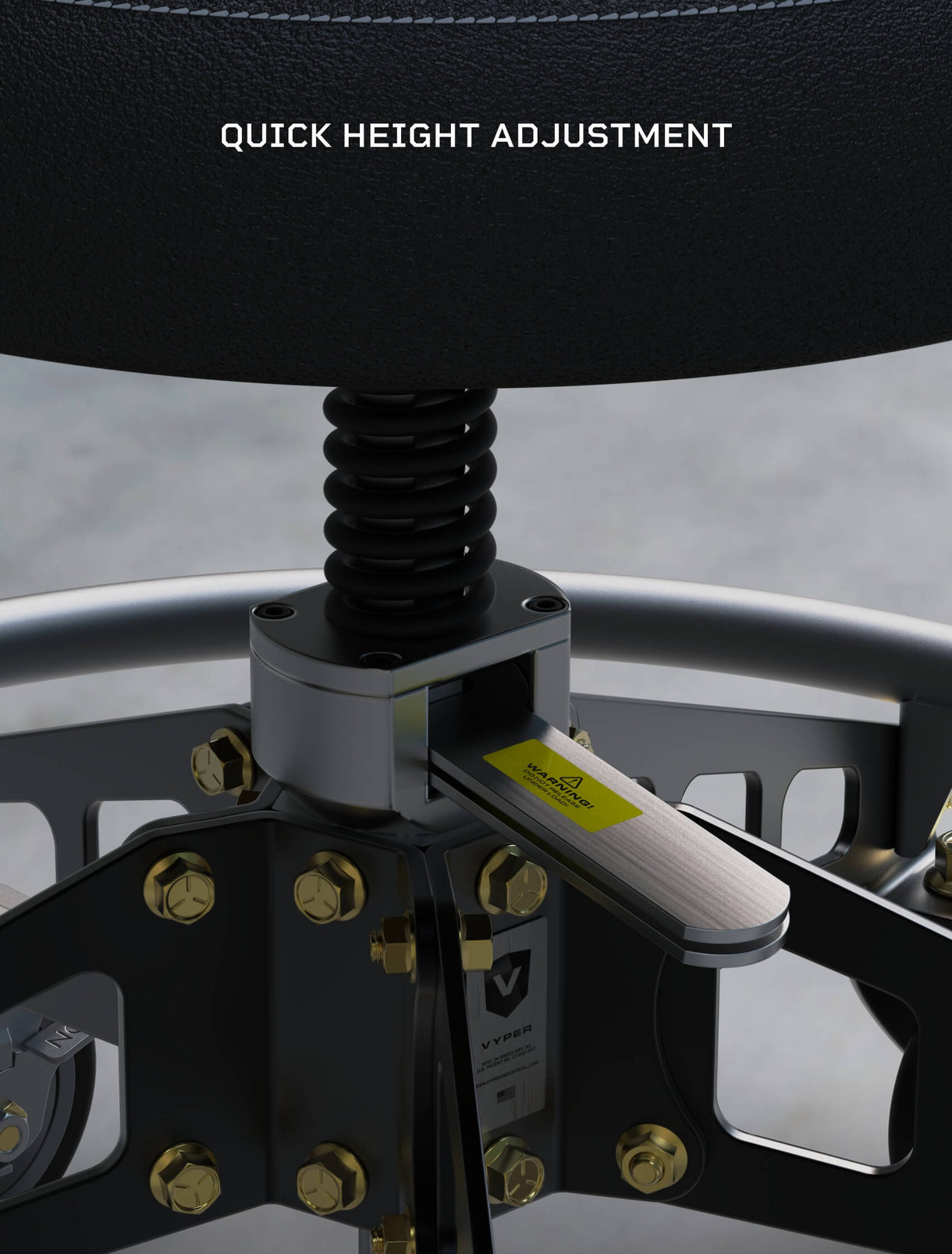 Elevated Steel Max | Vyper Chairs – Vyper Industrial
