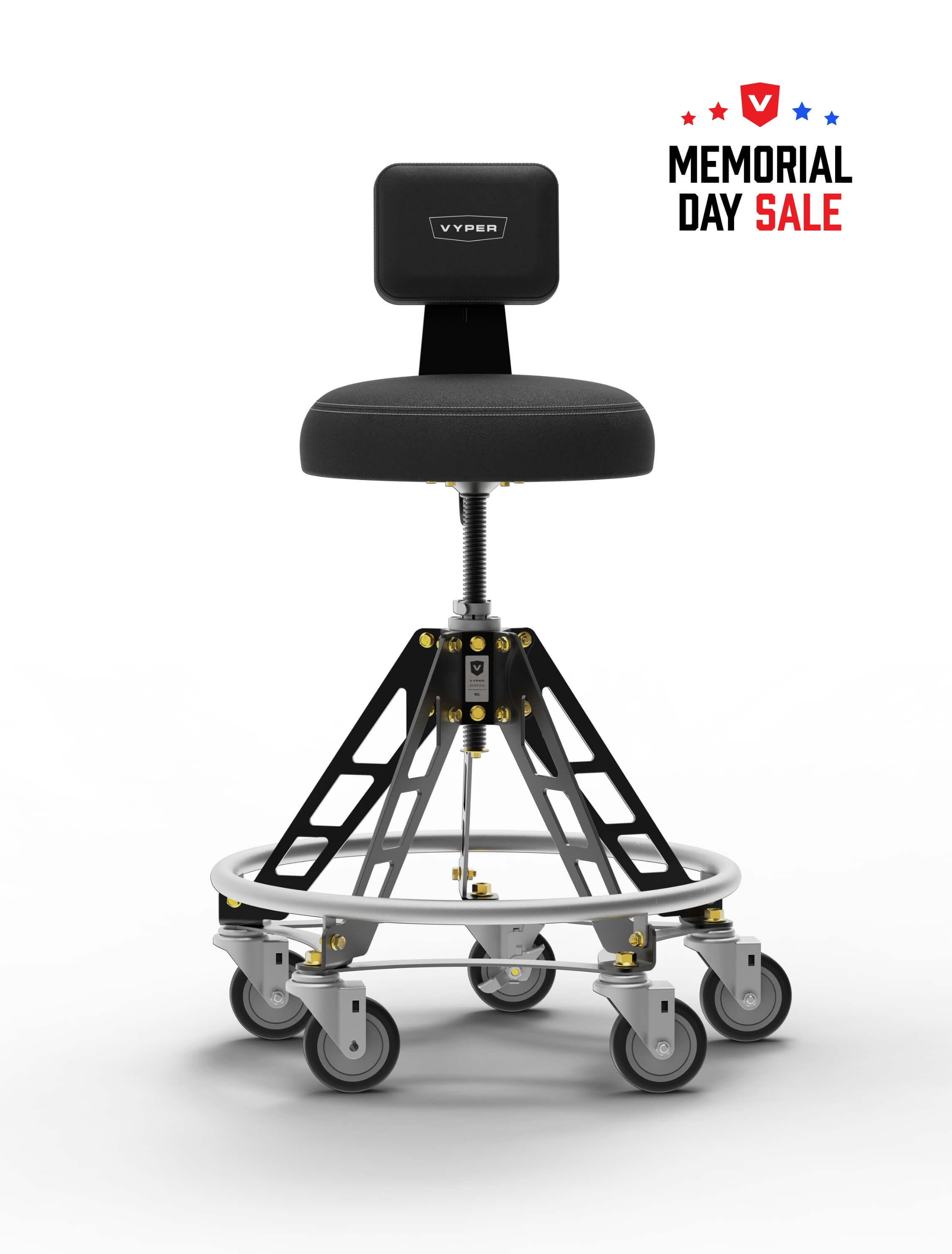 The Best Shop Chair in America - Elevated Steel Max – Vyper Industrial