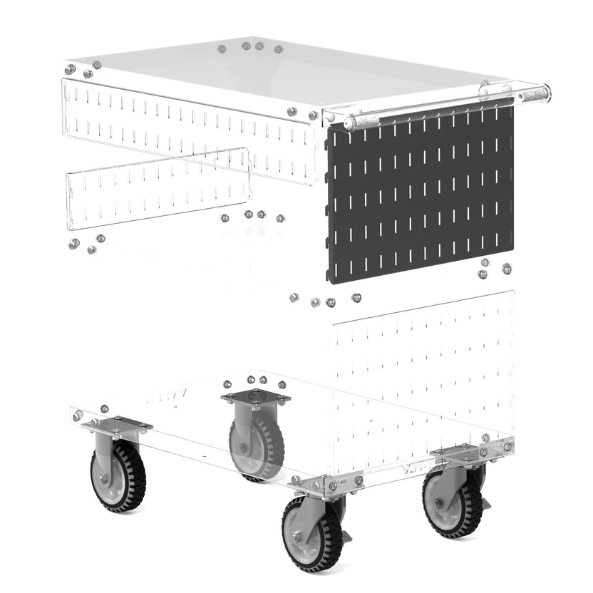 Large 5-Slot Panel | Vyper Rolling Utility Cart X32 Series – Vyper ...