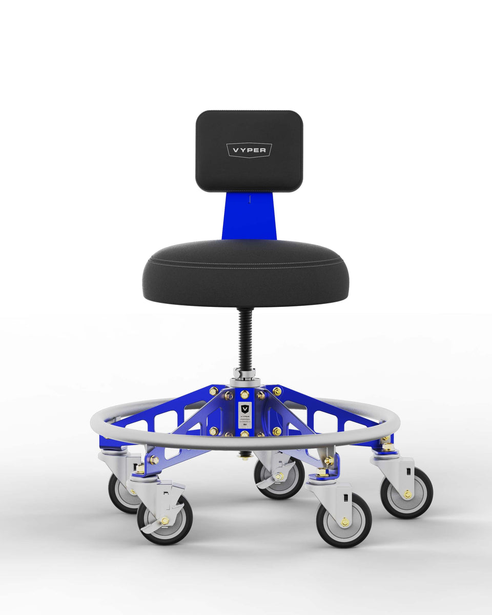 Best Garage Chair With Wheels | Robust Steel Max – Vyper Industrial