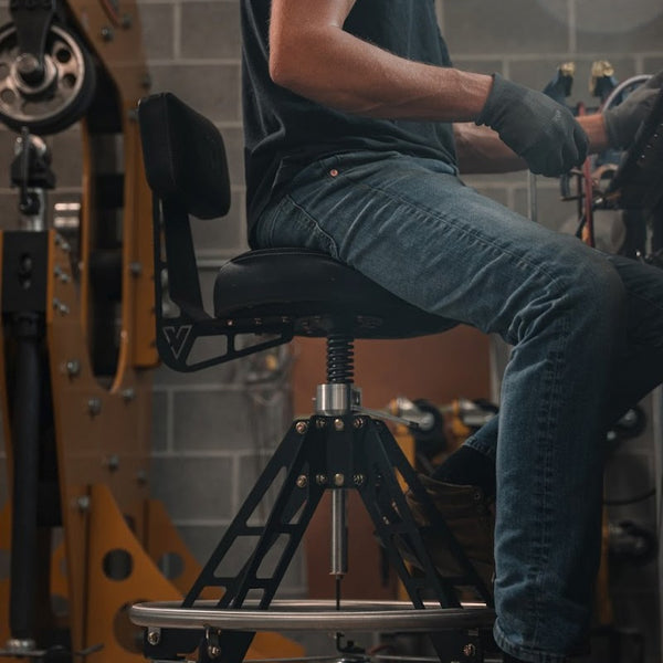The Best Shop Chair in America - Elevated Steel Max – Vyper Industrial