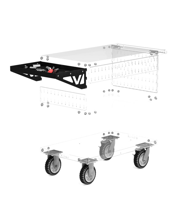12 Inch Workspace Attachment | Vyper Rolling Utility Cart X32 Series ...
